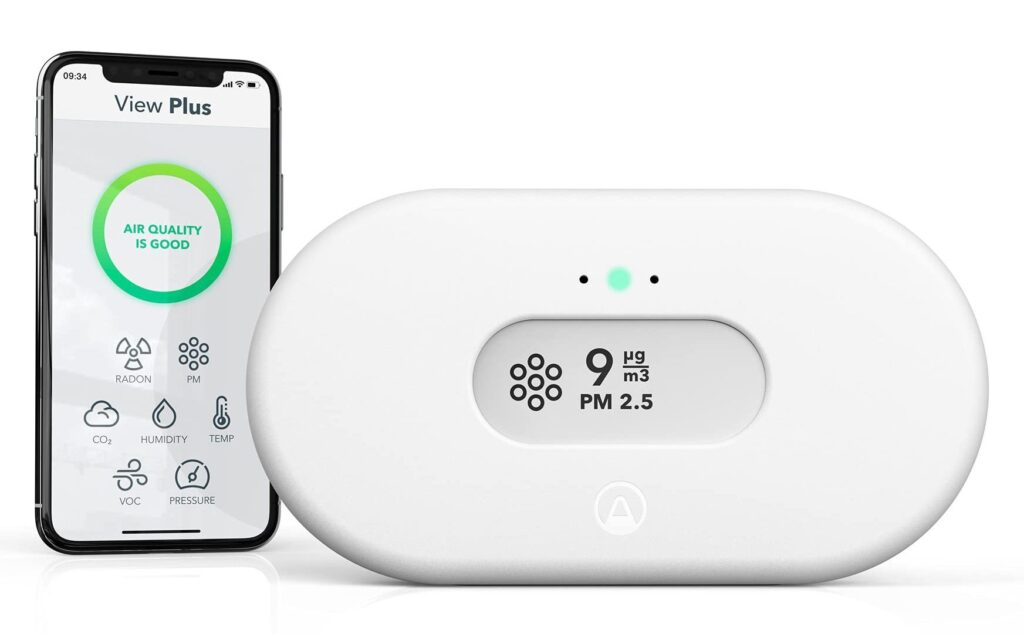 Airthings View Plus Air Quality Monitor Review 2024 – Go Green Post